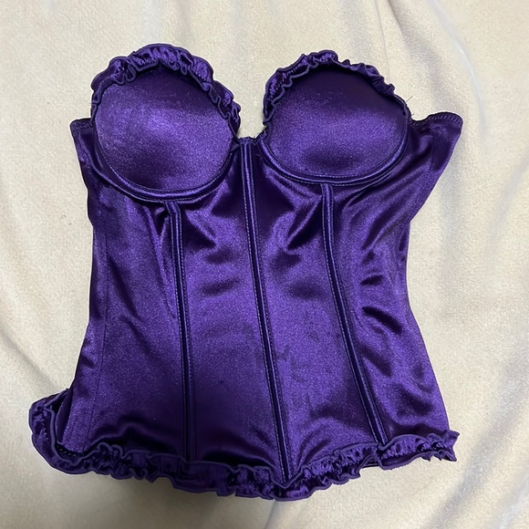 Tops | Purple Size Small Corset Top | Poshmark